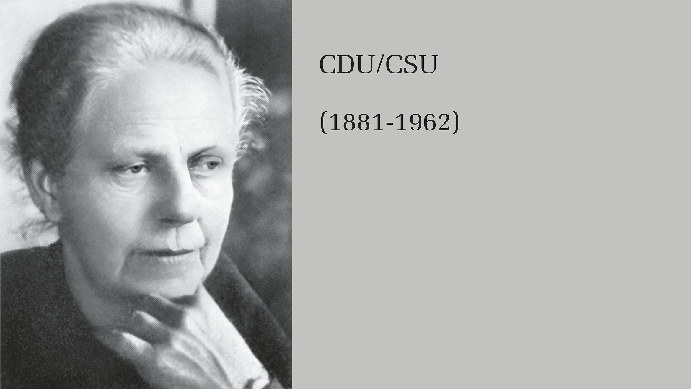 Deutscher Bundestag - Dr. Helene Weber