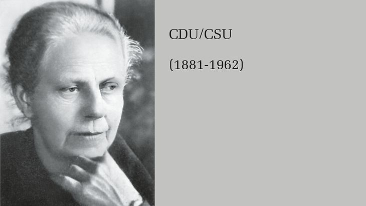 Deutscher Bundestag - Dr. Helene Weber