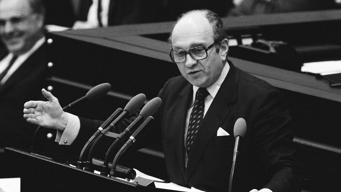 Deutscher Bundestag - Helmut Kohls Vertrauensfrage