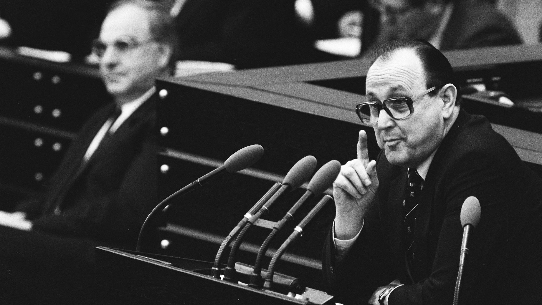 Deutscher Bundestag - Helmut Kohls Vertrauensfrage