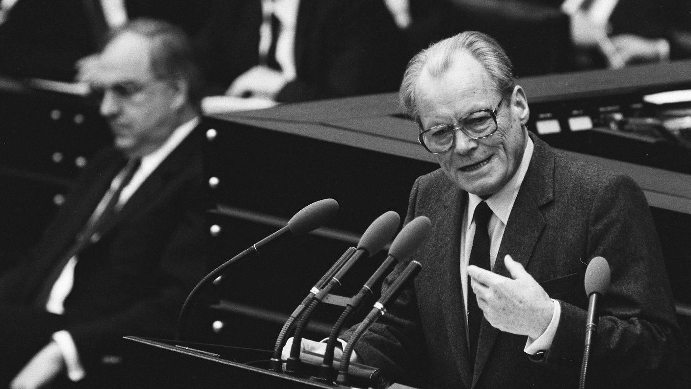 Deutscher Bundestag - Helmut Kohls Vertrauensfrage