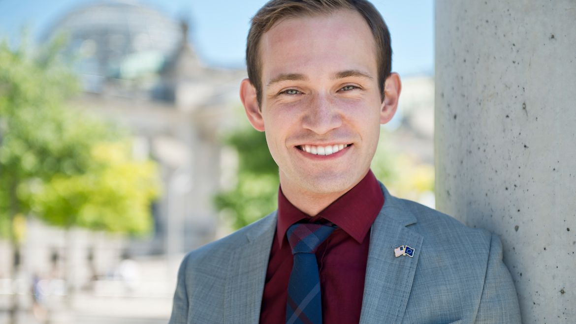Deutscher Bundestag - Colin Benz hat das Ziel Politik fest im Blick