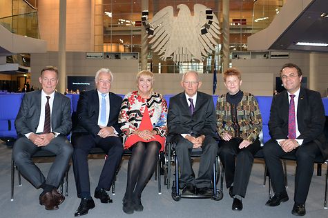 German Bundestag - Wolfgang Schäuble elected new President of the Bundestag