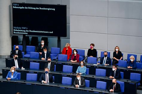 Deutscher Bundestag - So setzt sich die neue Bundesregierung zusammen