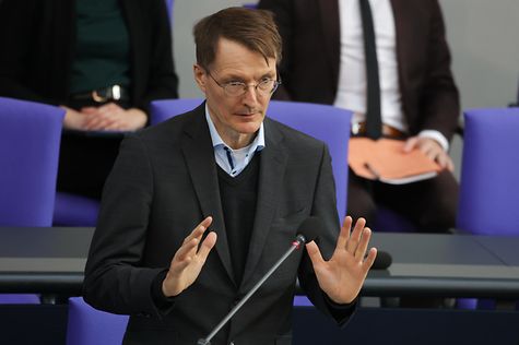 Deutscher Bundestag - Minister Karl Lauterbach will Bundesinstitut für ...