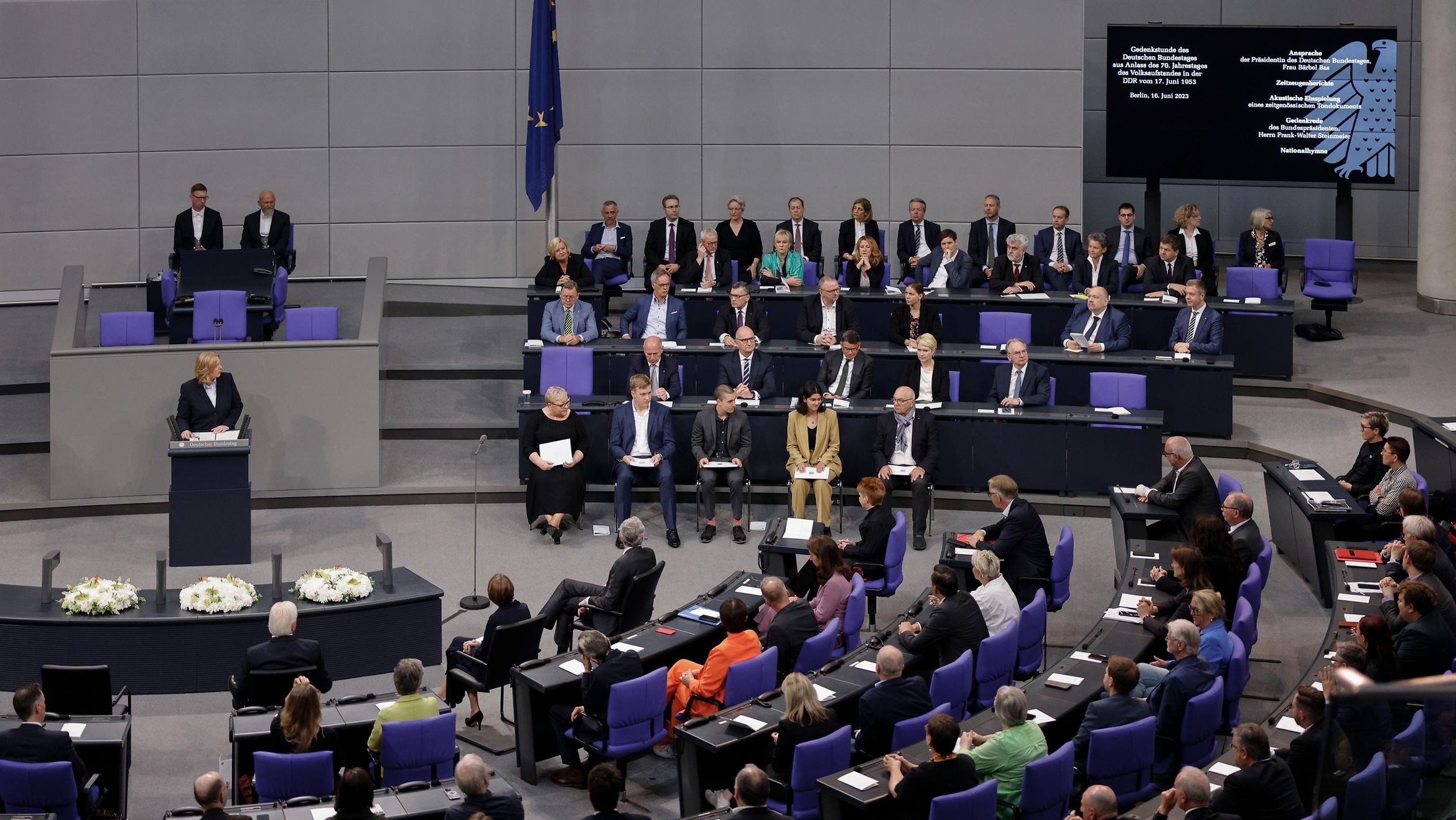 Deutscher Bundestag - Steinmeier: Der Wille zur Freiheit ist stärker ...