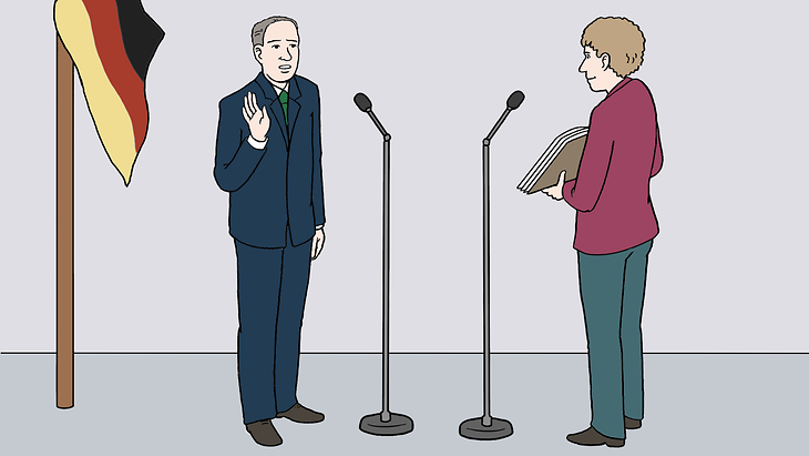 Deutscher Bundestag - Wahl vom Bundes-Kanzler